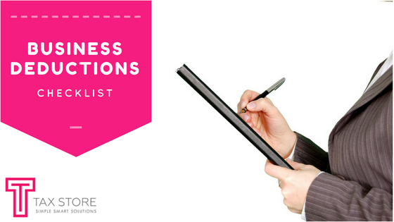 Checklist of business deductions - Tax Store